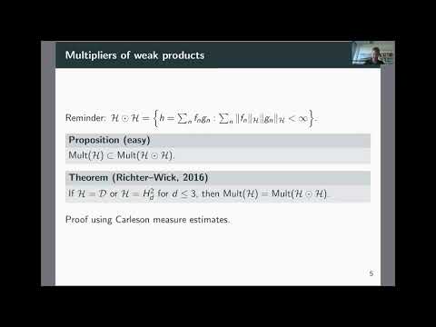 Multipliers and operator space structure of weak products