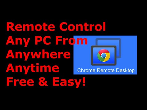 Remote Control Any PC Quick Easy and Free - Chrome Remote Desktop