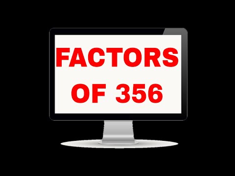 Factors of 356