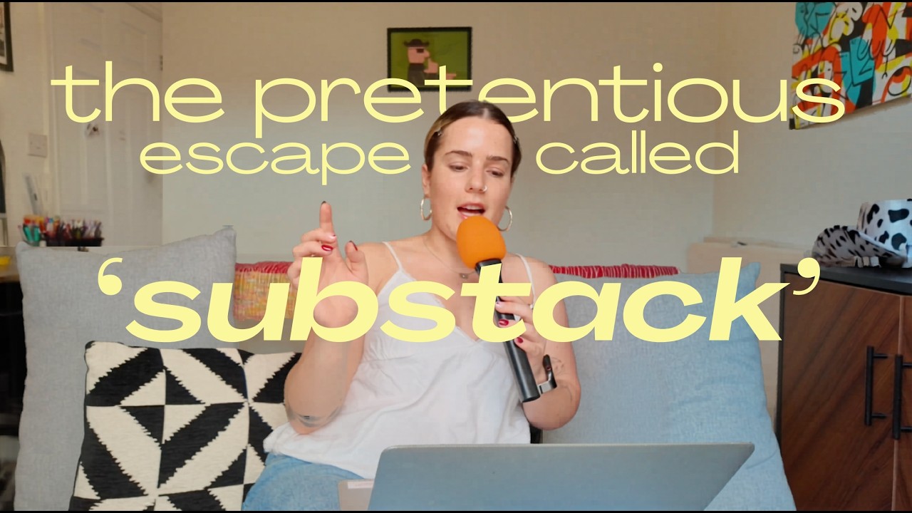 the pretentious escape called 'Substack' | analysis of the online cultures surrounding Substack