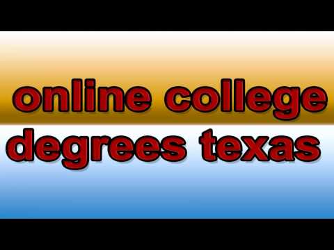 online college degrees texas