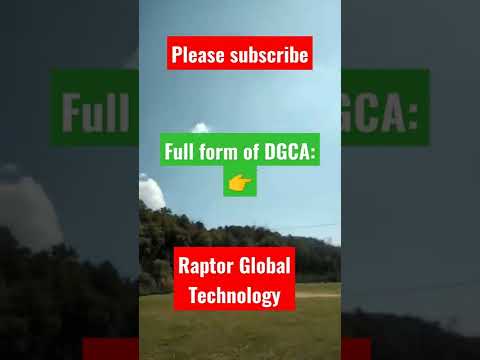 Full form of DGCA | Raptor Global Technology |