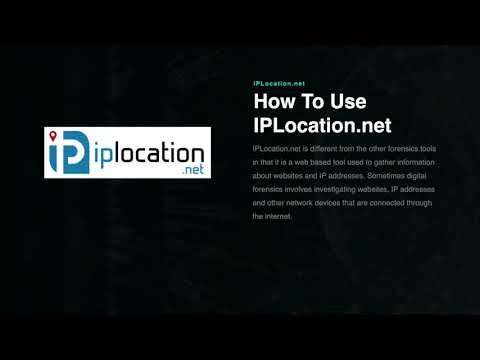 ipLocation.net for Cyber Investigations
