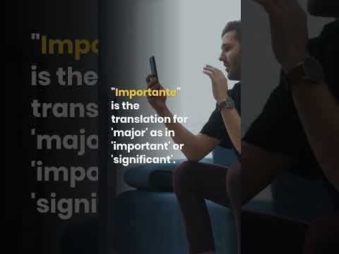 Confusing words to translate to Spanish: MAJOR