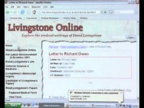 'Dr Livingstone I Presume' - David Livingstone online