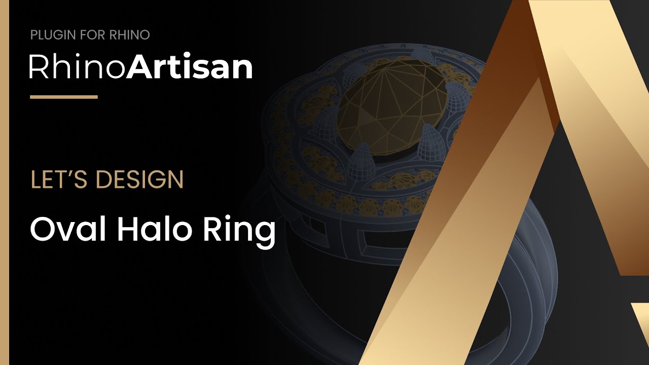Tutorial: Oval Halo Ring | RhinoArtisan