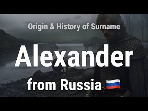 Alexander from Russia 🇷🇺 - Meaning, Origin, History & Migration Routes of Surname