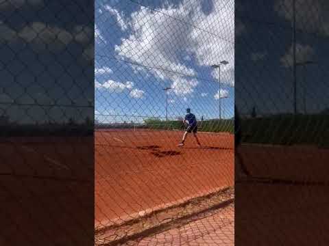 Live on ITF M25 against former ATP world # 43 Teymuraz Gabashvili ( clip 1)