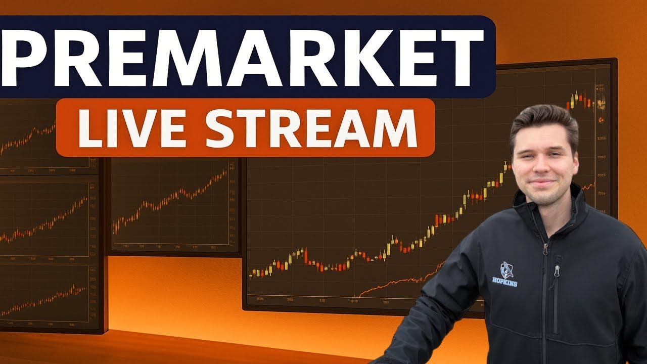 🔴 Premarket Webinar | Gap Down Reversed - AMZN Cloud Deal, Trump Speaking Live!