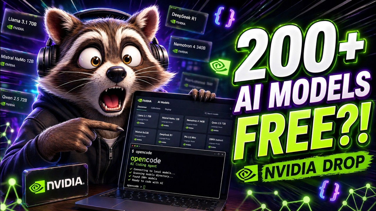 NVIDIA Just Released 200+ AI Models for FREE (Insane)