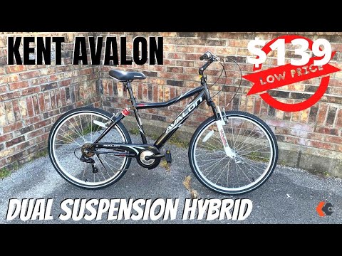 Kent Bicycles 700C Men’s Ridgeland Hybrid Bike, Turquoise Blue, Yell ...