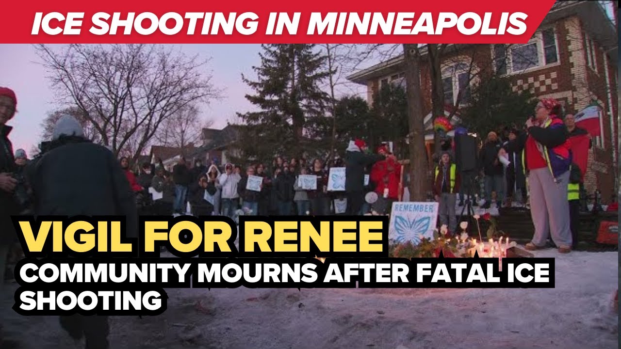 Vigil held for Renee Good, woman killed by ICE agent in Minneapolis