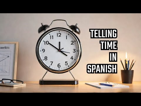 The EASIEST Way to Learn Time in Spanish ⏰ (Son las vs A las)