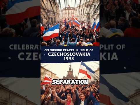 Why did Czechoslovakia split into Czech Republic and Slovakia π¨πΏπΈπ° #history #facts
