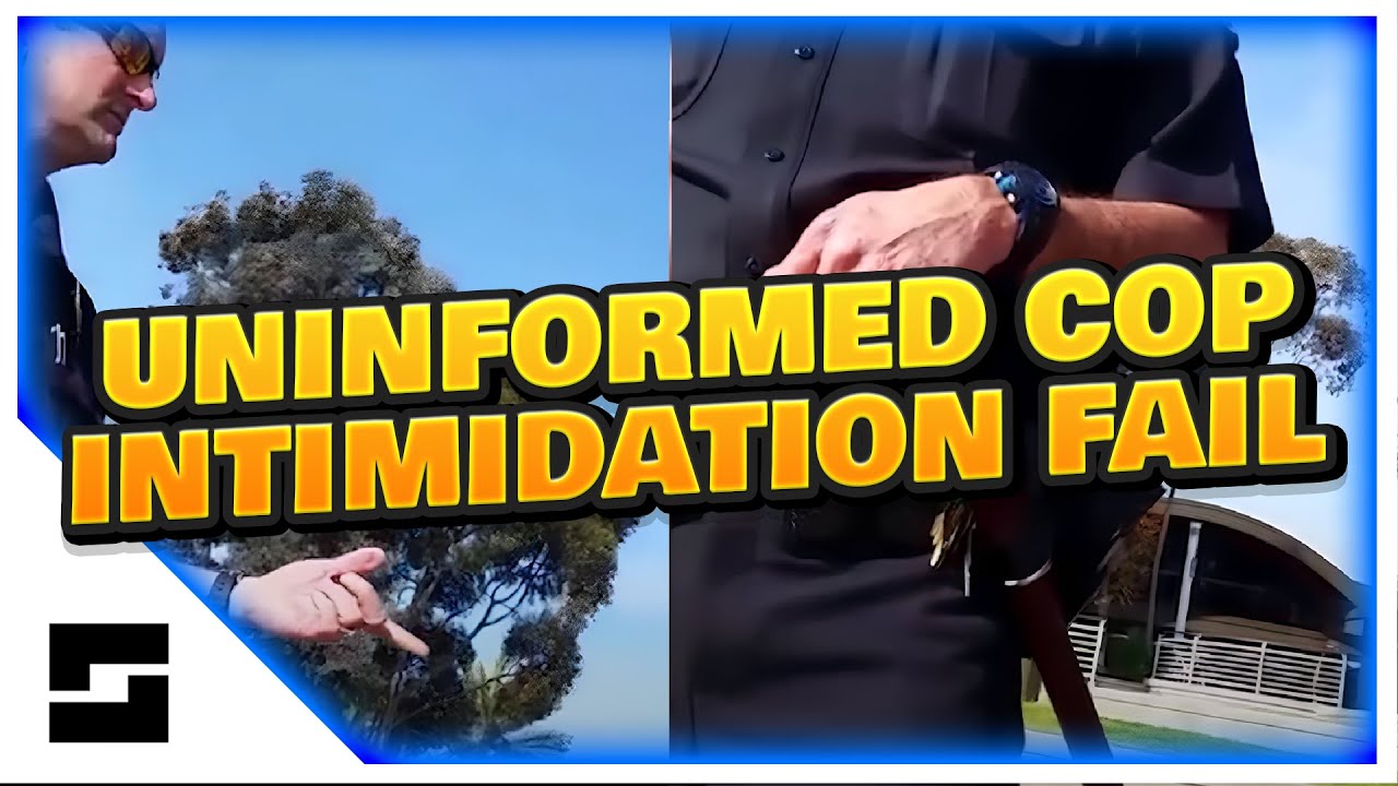 Un-Informed Cop EDUCATED - Intimidation FAIL!