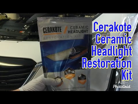 Cerakote Ceramic Headlight Restoring Kit! So easy ANYONE can do it!