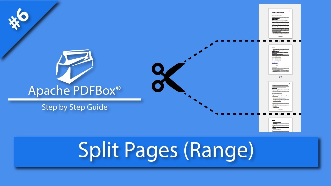 Pdfbox split pdf, java extract pages from pdf,