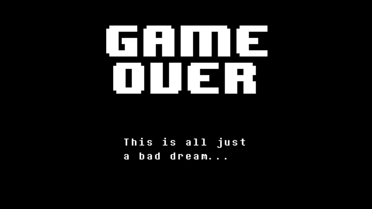 Flowey - GAME OVER