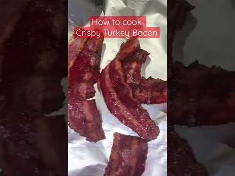 How to Cook Crispy Turkey Bacon๐ฅ๐๐#shorts #short #bacon