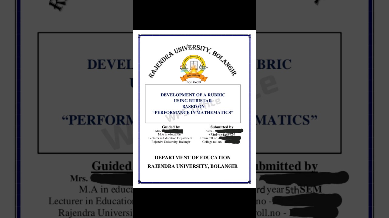 Development of a Rubric Using Rubistar | +3 5th sem ICT Practical CC-XII #edn #shorts #short #viral