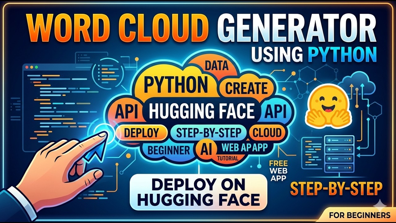 How to Create a Word Cloud Generator Using Python | Deploy on Hugging Face (Step-by-Step)