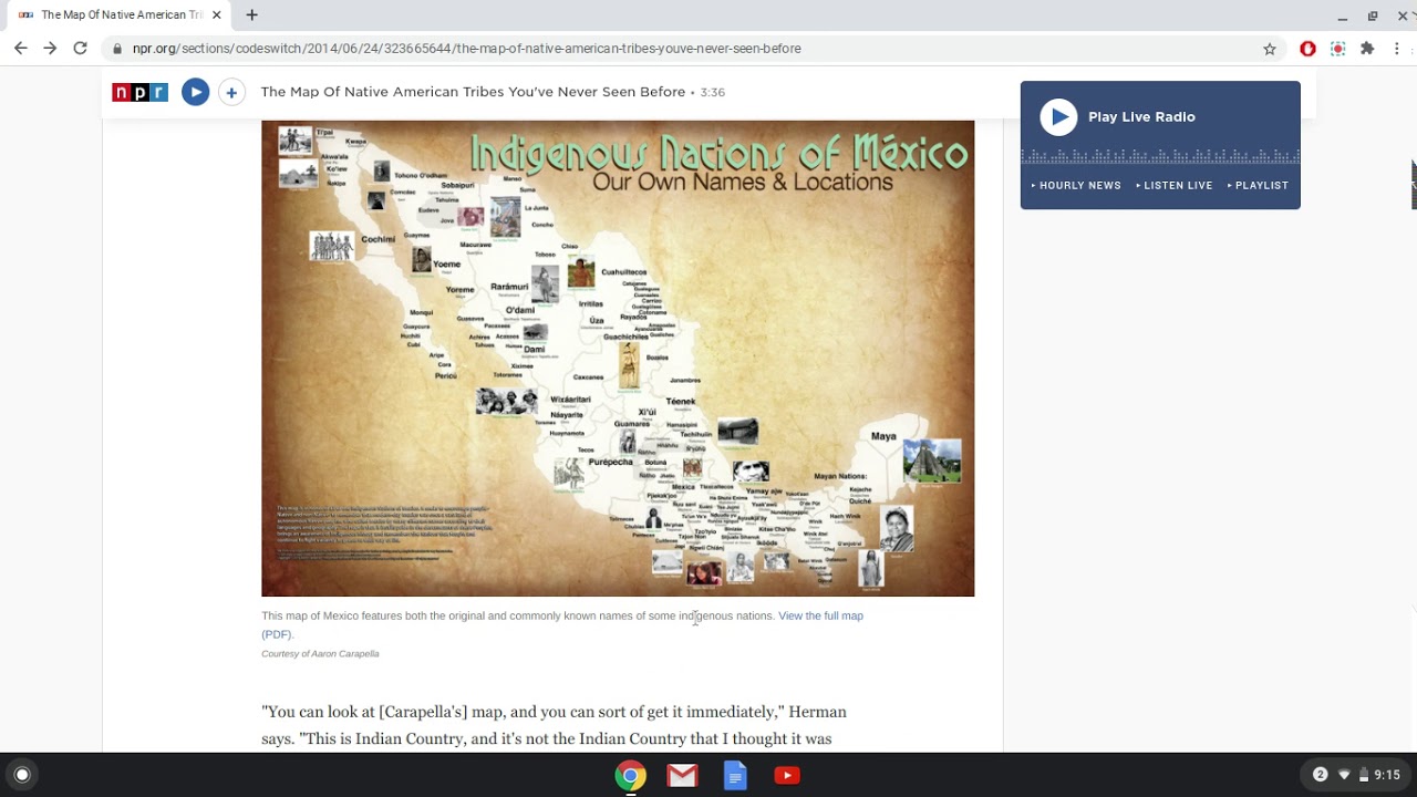 The Map of Native American Tribes You've Never Seen Before-NPR Article Read Aloud