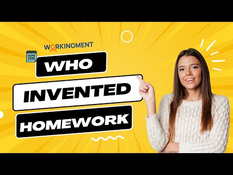 Who Invented Homework? | workingment #homework #invented