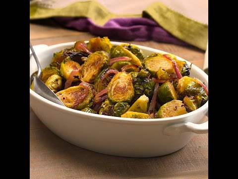 Honey Balsamic Roasted Brussels Sprouts