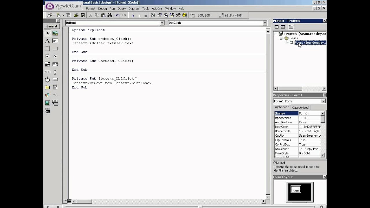 Visual Basic (VB) Tutorial - 4.3 - List Boxes [TutorialGenius.com]