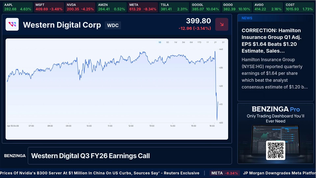 Western Digital Q3 FY26 Earnings Call | $WDC | 🔴 WATCH LIVE