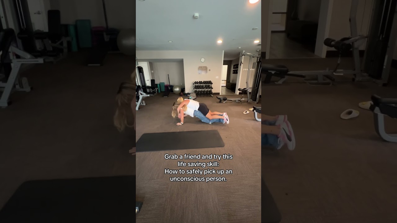 Grab a friend and try this life saving skill - Fireman’s Carry.