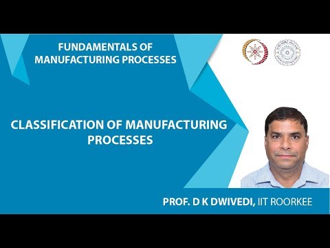 Classification of Manufacturing Processes Video Lecture - Crash Course ...