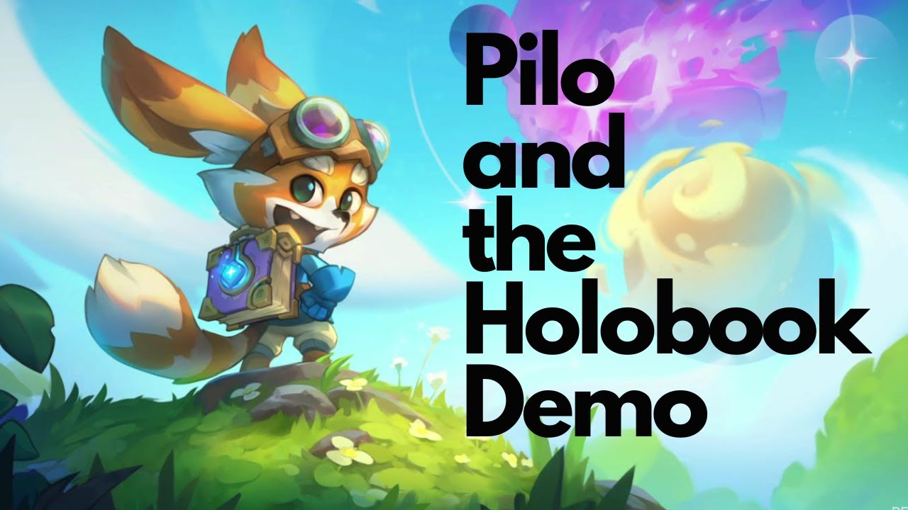 Pilo and the Holobook demo - cozy space adventure with stickers!