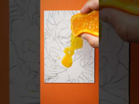 Drawing GOKU🍊Orange Art