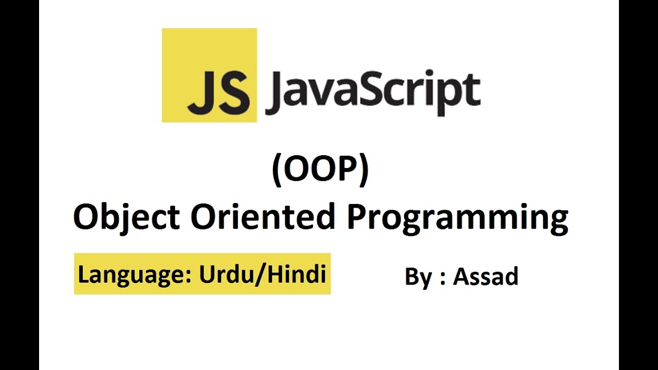 JavaScript OOP Tutorial: Introduction to Objects Urdu/Hindi