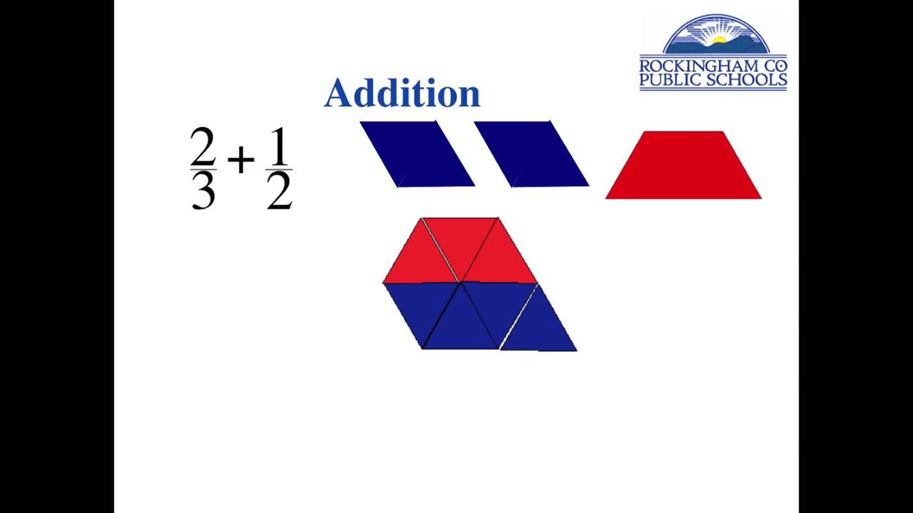 Using Pattern Blocks to Learn about Fractions - Addition