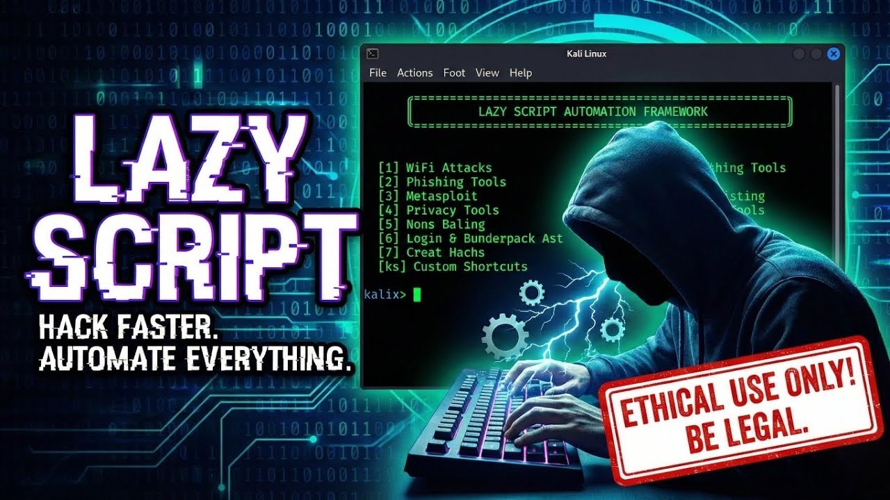 Automate EVERYTHING in Kali Linux? Lazy Script (lscript) Tutorial 2025 🛠️