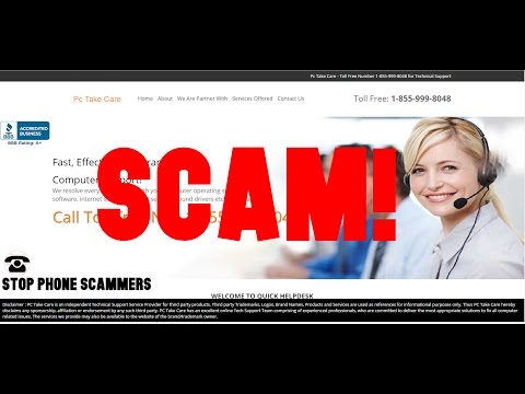 "PC Take Care LLC" Tech Support Scam | I made the scammer quit his job