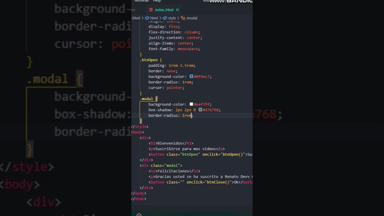Como Hacer un popup o modal en html css y javascript