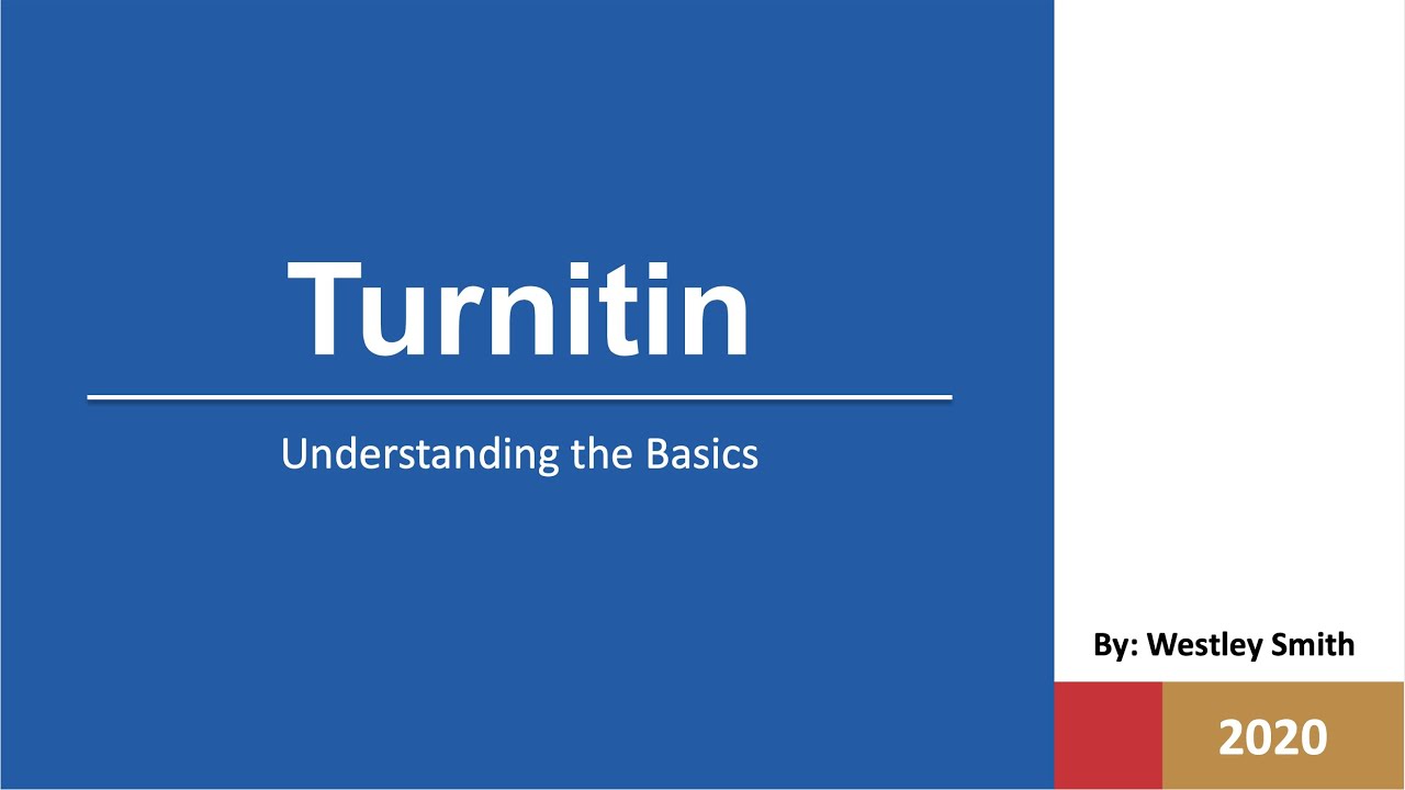 Turnitin for Postgraduates