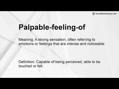 Palpable-feeling-of Meaning