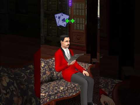 Doing the Crossword in the Newspaper | The Sims 2 | #shorts