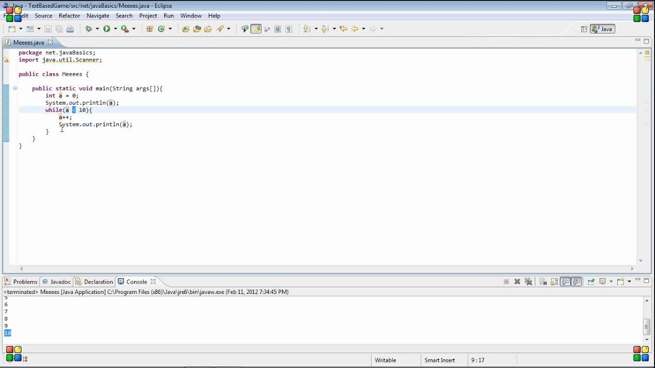 Java Beginner Tutorial 7 - While Loops