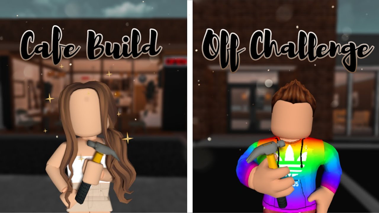 CAFE BUILD OFF CHALLENGE BLOXBURG SPEED BUILD (No Gamepass)
