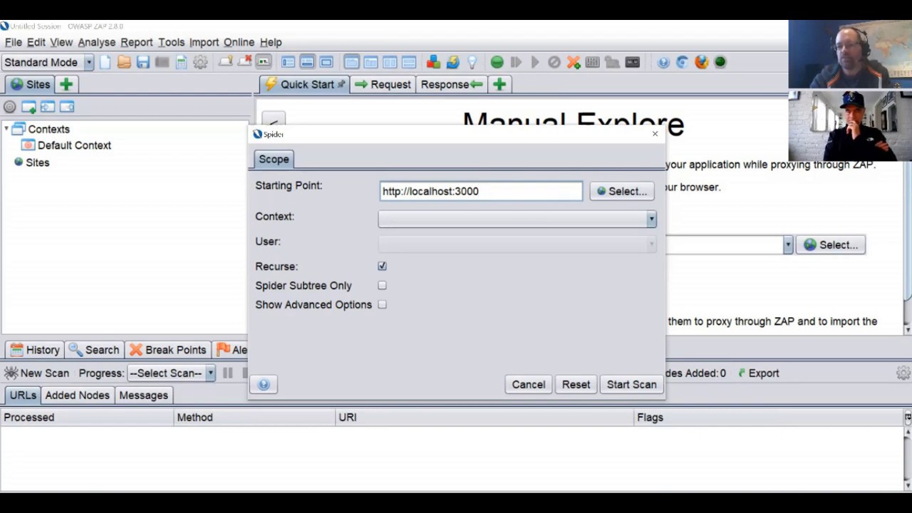Passive Scanning with ZAP OWASP Zed Attack Proxy