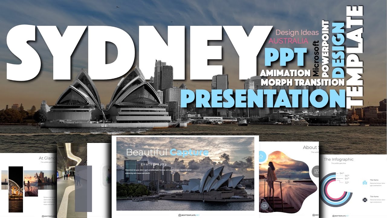 Sydney Australia Ppt Slides Design Ideas: Powerpoint Presentation Animation Template Morph
