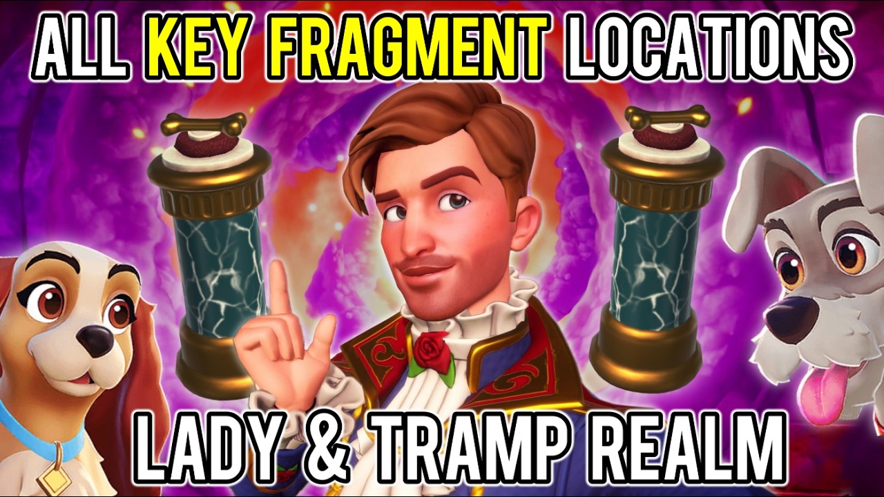 Lady & Tramp Realm | ALL KEY FRAGMENT LOCATIONS | Disney Dreamlight Valley
