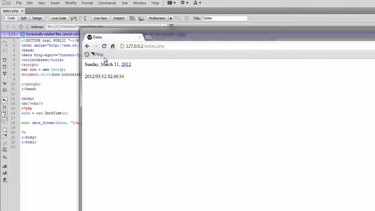 JavaScript and PHP Date/Time Tutorial
