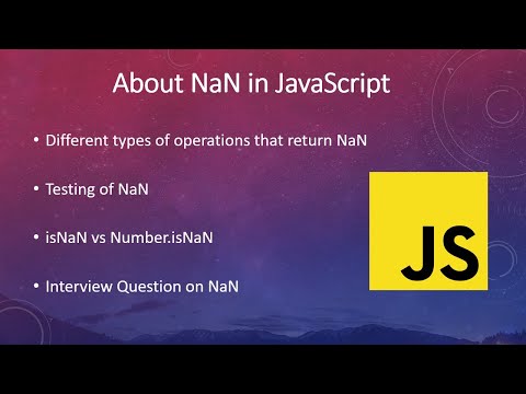 About NaN in JavaScript | isNaN vs Number.isNaN | Interview Question Related to NaN