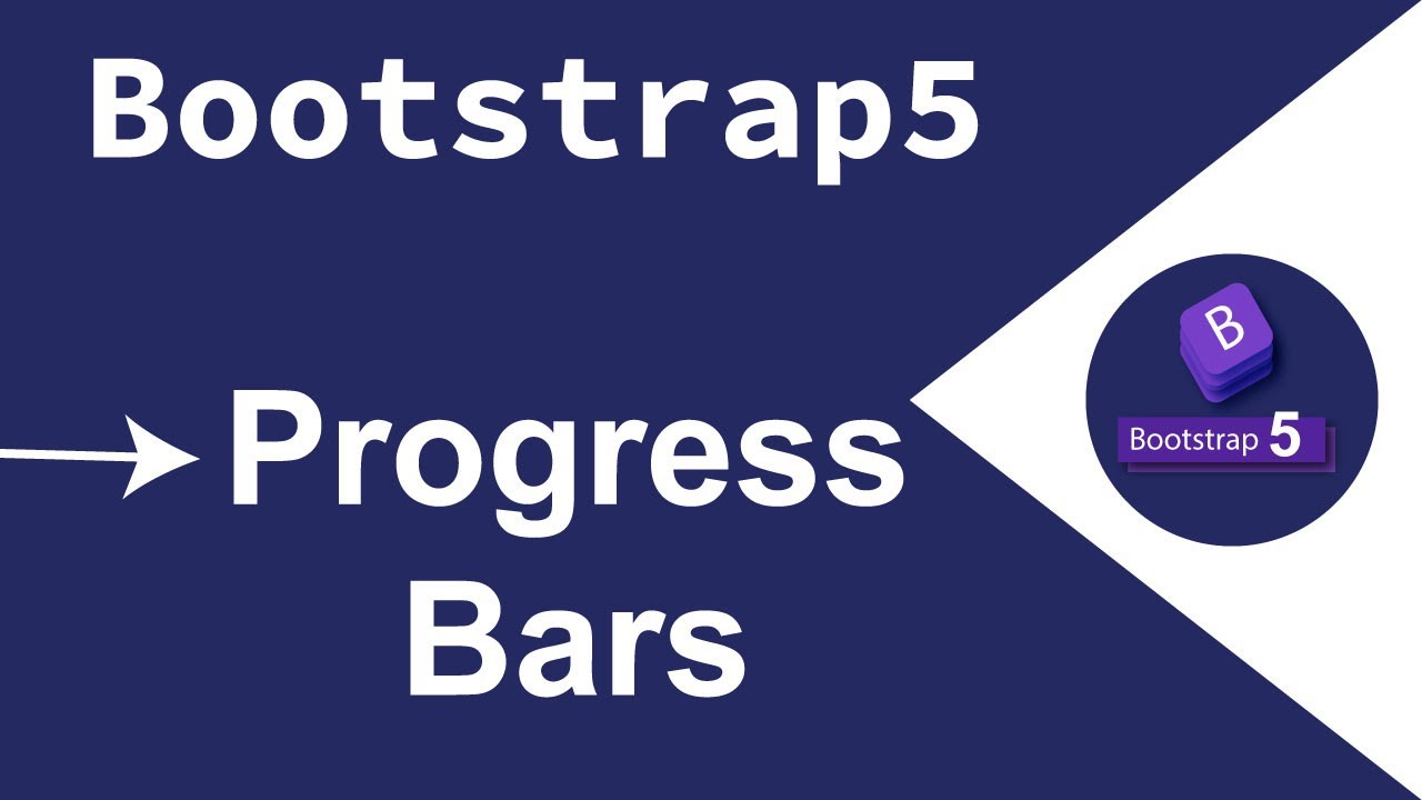 How to create Progress bar bootstrap animation / dynamic progress bar bootstrap